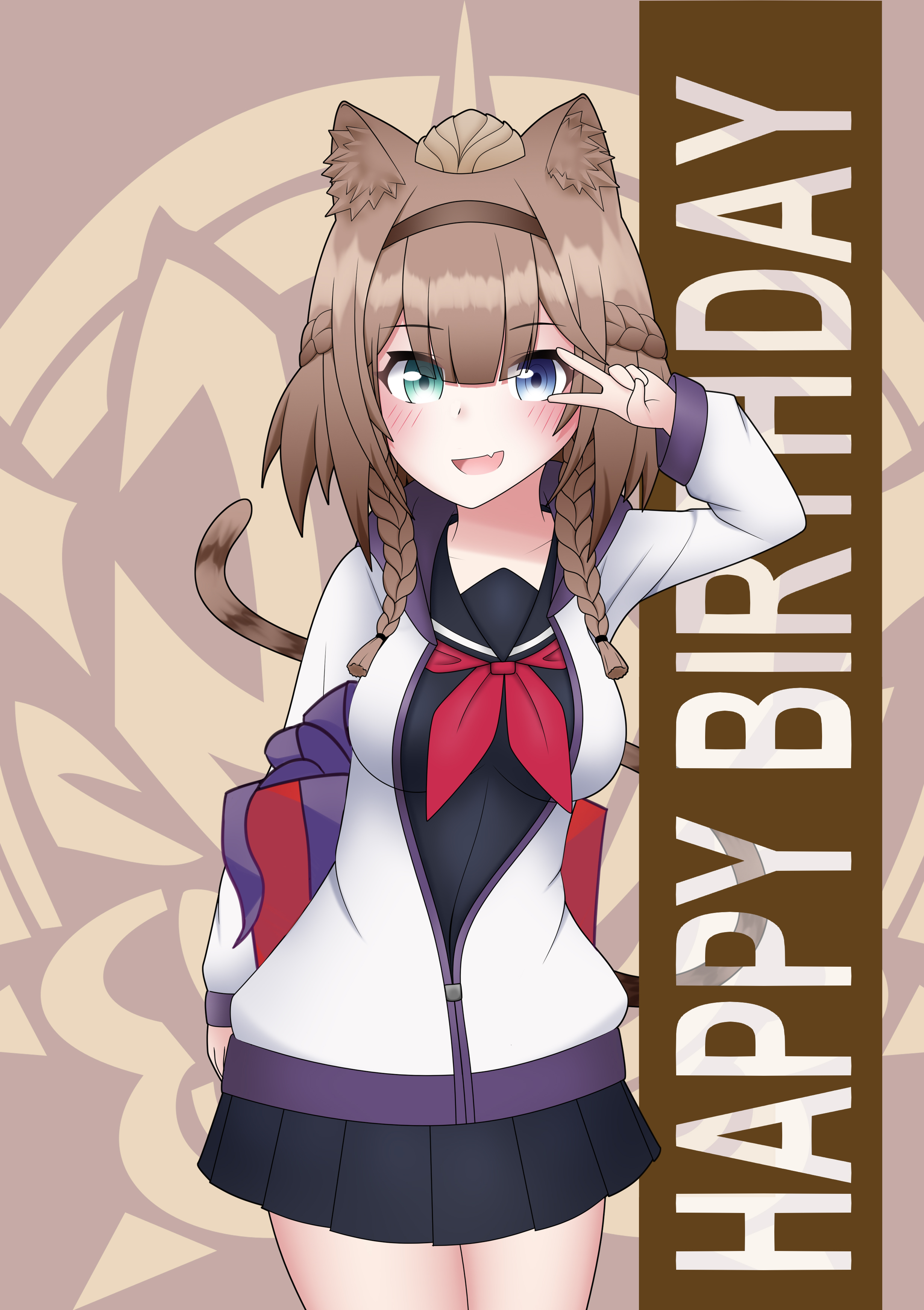 Pardo with her gift Honkai Impact 3rd | HoYoLAB