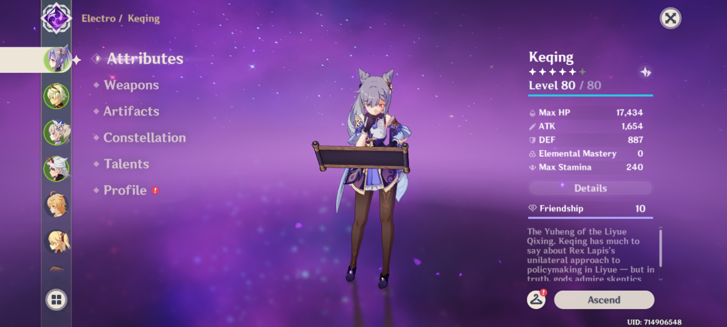 My Keqing Build Genshin Impact | HoYoLAB