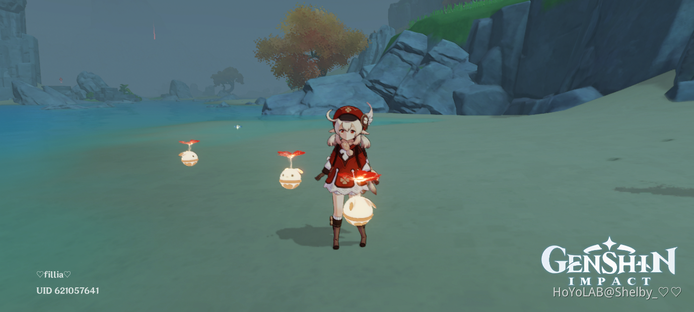 I would take klee to the cryo flower so we can fight >:D Genshin Impact ...