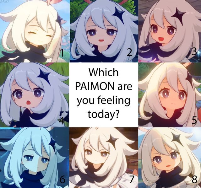 What paimon do you feel like today? Genshin Impact | HoYoLAB