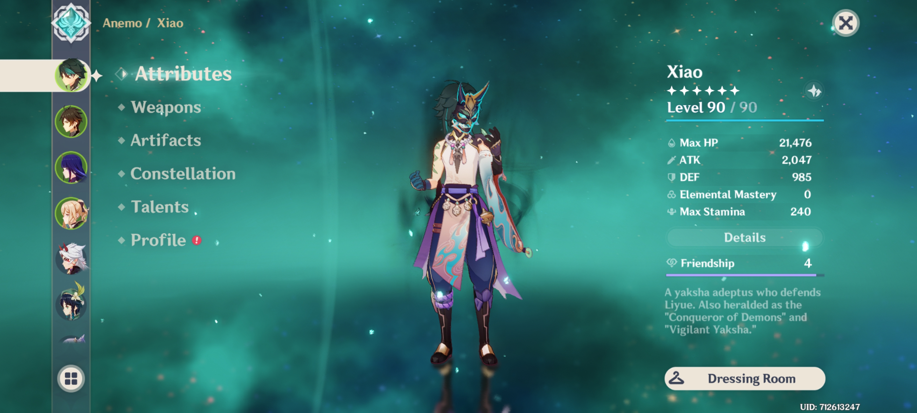 Xiao main DPS build Genshin Impact | HoYoLAB