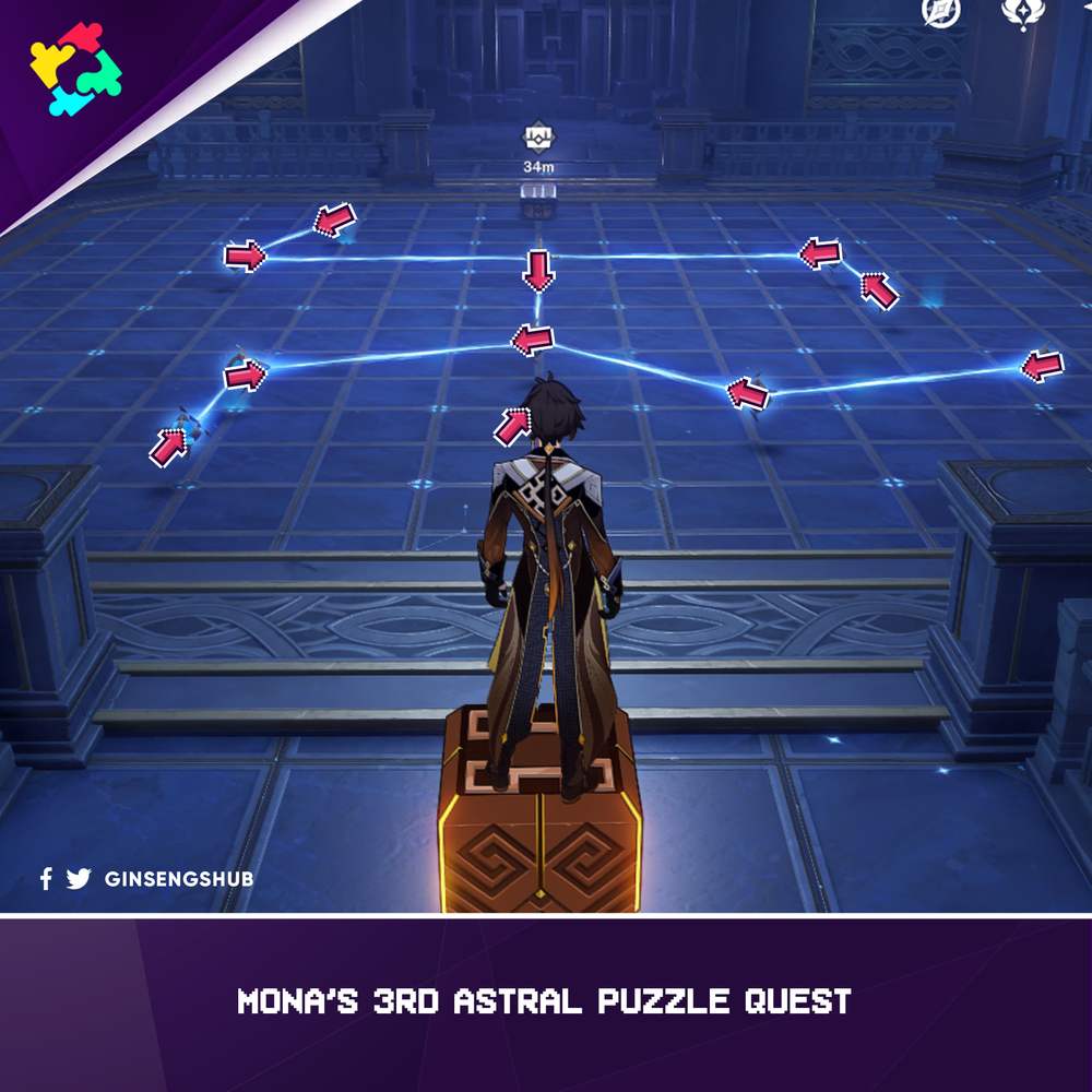 [v2.8] Mona's Domain: Mirage & Astral Shard Puzzles Genshin Impact ...