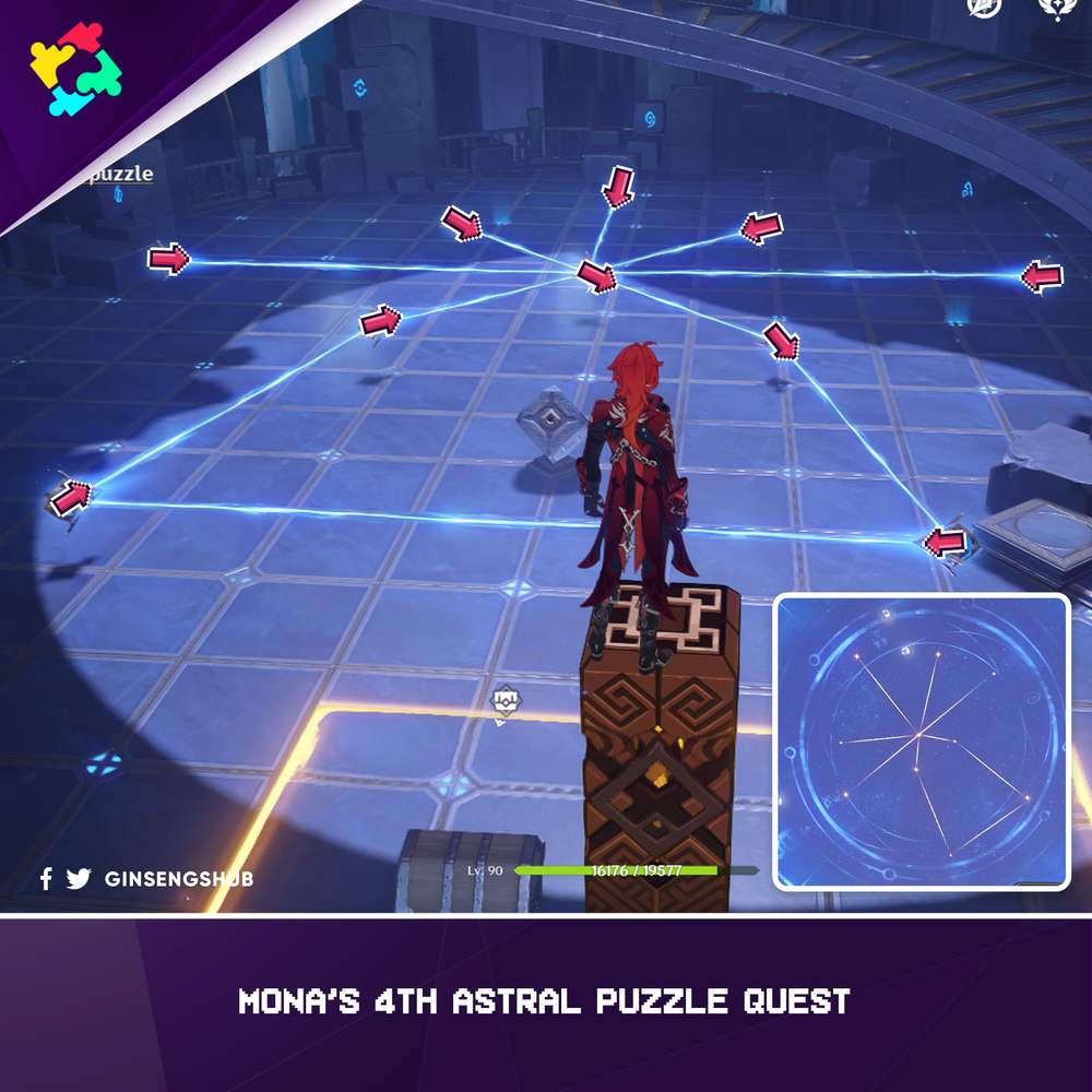 [v2.8] Mona's Domain: Mirage & Astral Shard Puzzles Genshin Impact ...
