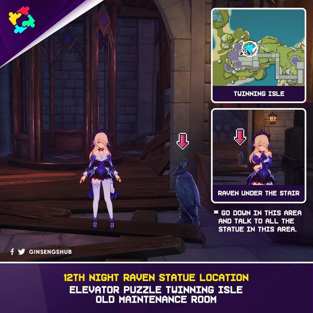 [v2.8] ALL NIGHT RAVEN PUZZLES Genshin Impact | HoYoLAB