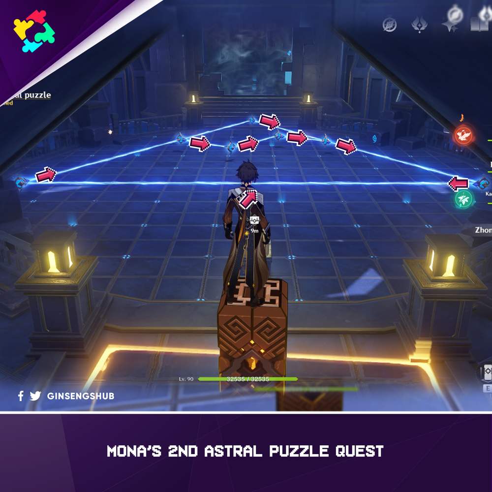 [v2.8] Mona's Domain: Mirage & Astral Shard Puzzles Genshin Impact ...