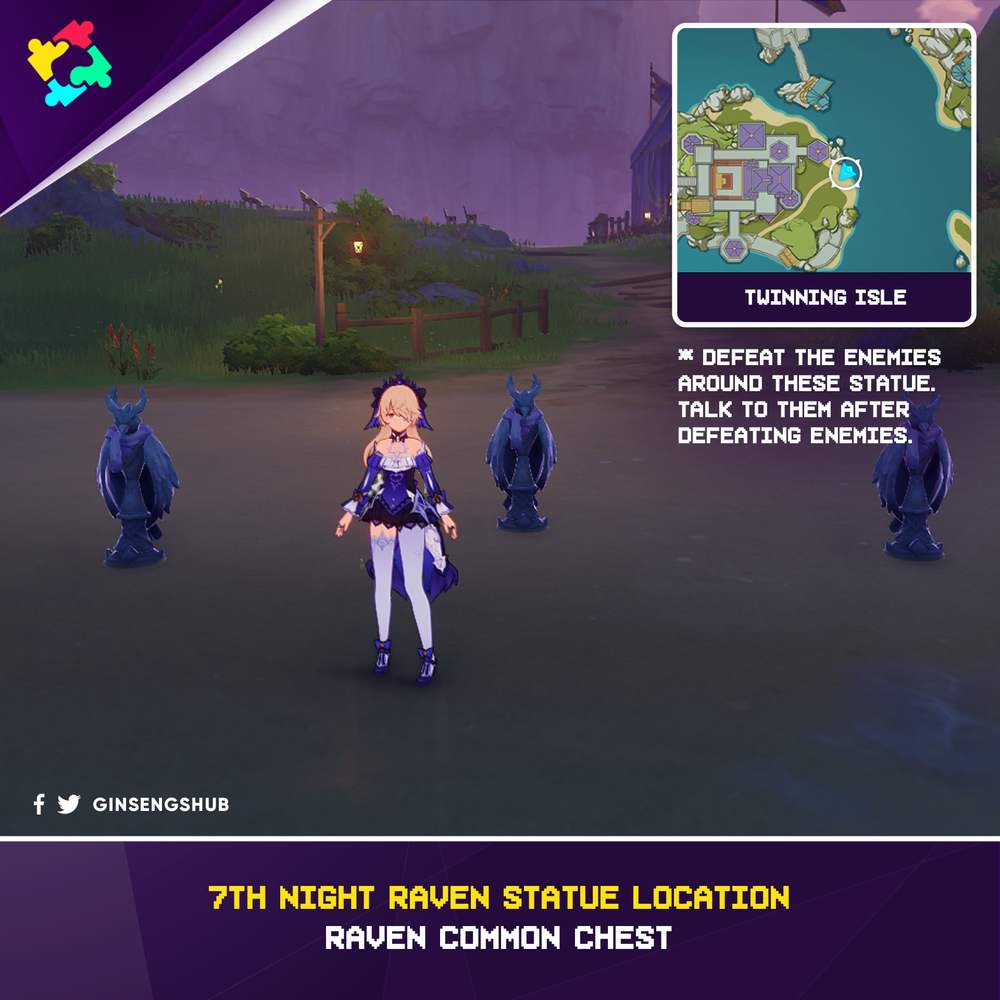 [v2.8] ALL NIGHT RAVEN PUZZLES Genshin Impact | HoYoLAB