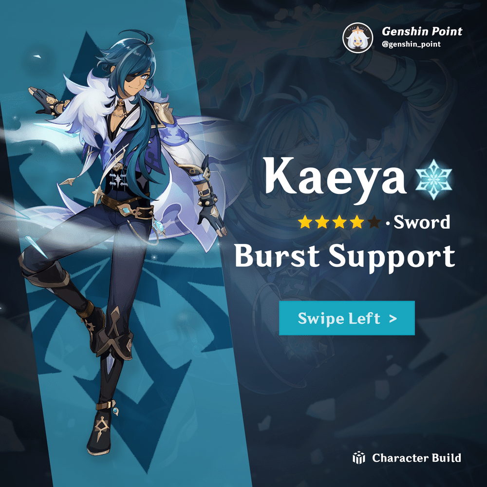 Kaeya - Burst Support Build Genshin Impact | HoYoLAB