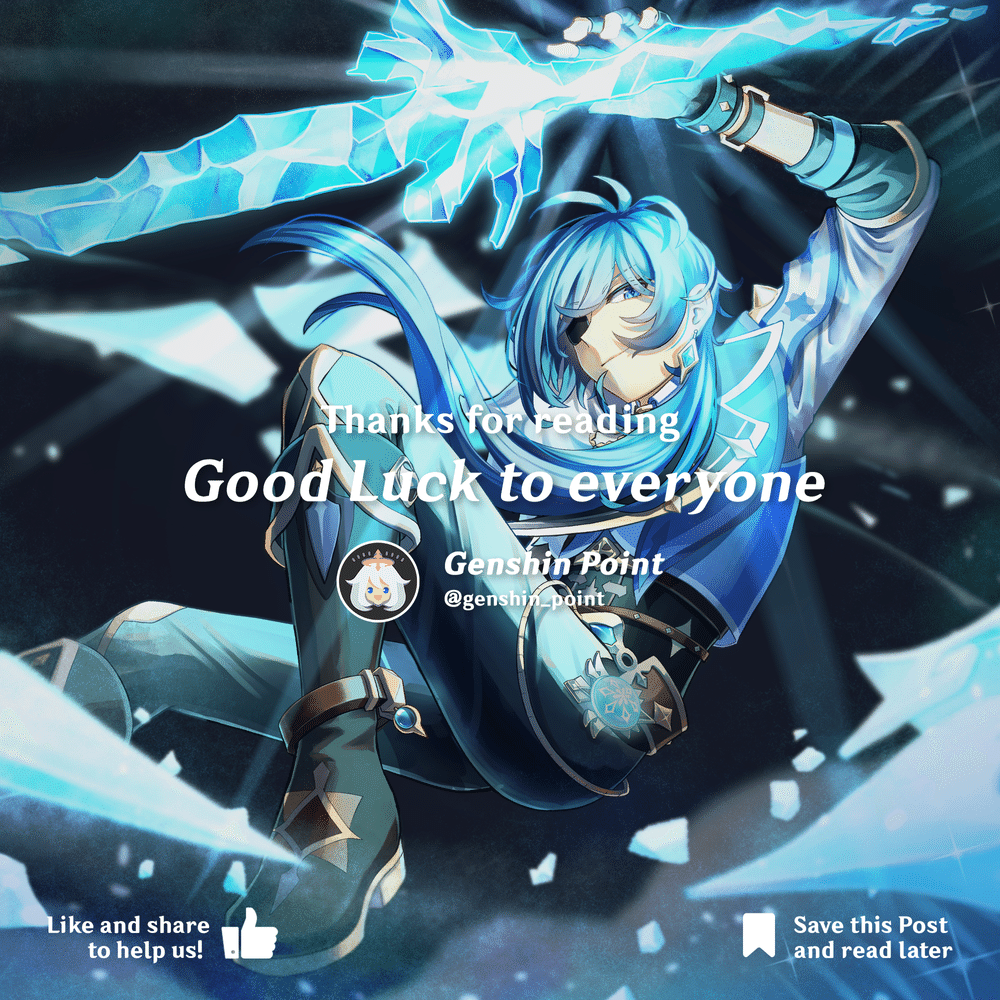 Kaeya - Burst Support Build Genshin Impact | HoYoLAB