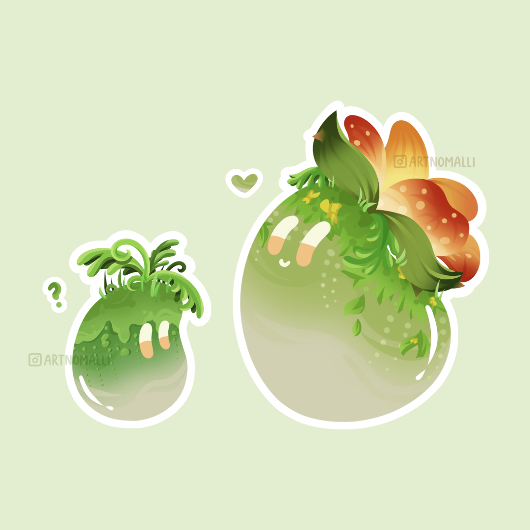 curious dendro slimes ! Genshin Impact | HoYoLAB