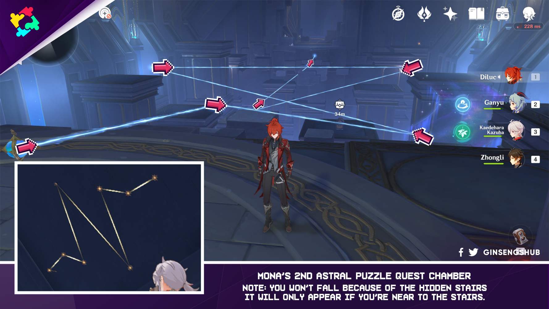 [v2.8] Mona's Domain: Mirage & Astral Shard Puzzles Genshin Impact ...