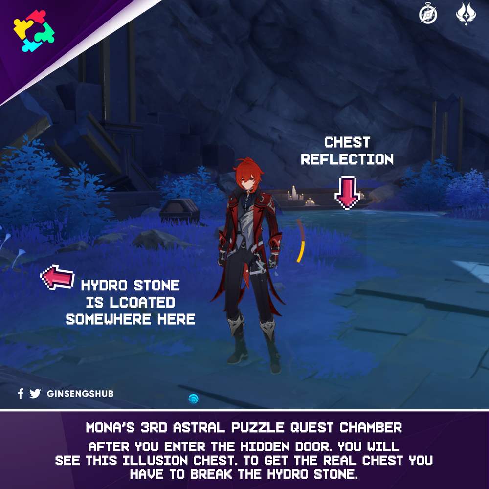 [v2.8] Mona's Domain: Mirage & Astral Shard Puzzles Genshin Impact ...