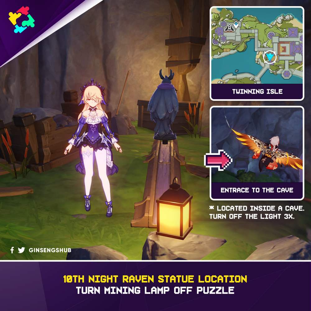 [v2.8] ALL NIGHT RAVEN PUZZLES Genshin Impact | HoYoLAB