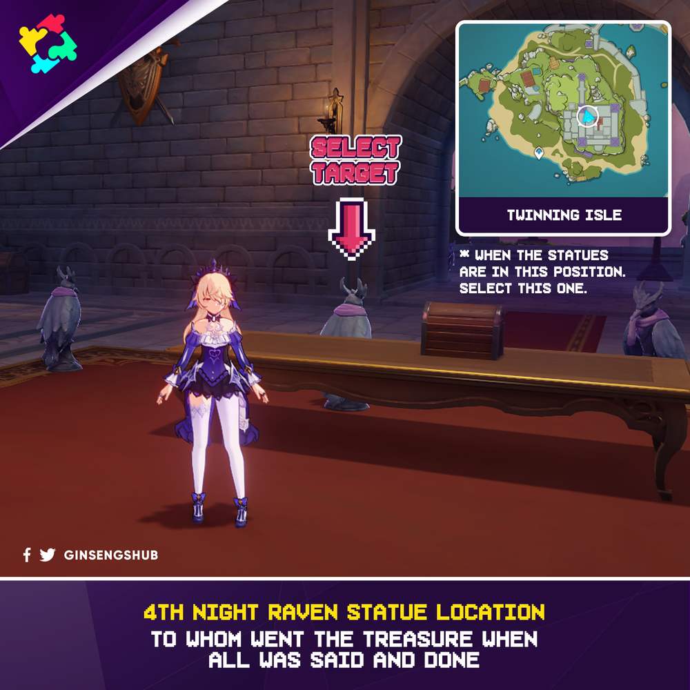 [v2.8] ALL NIGHT RAVEN PUZZLES Genshin Impact | HoYoLAB