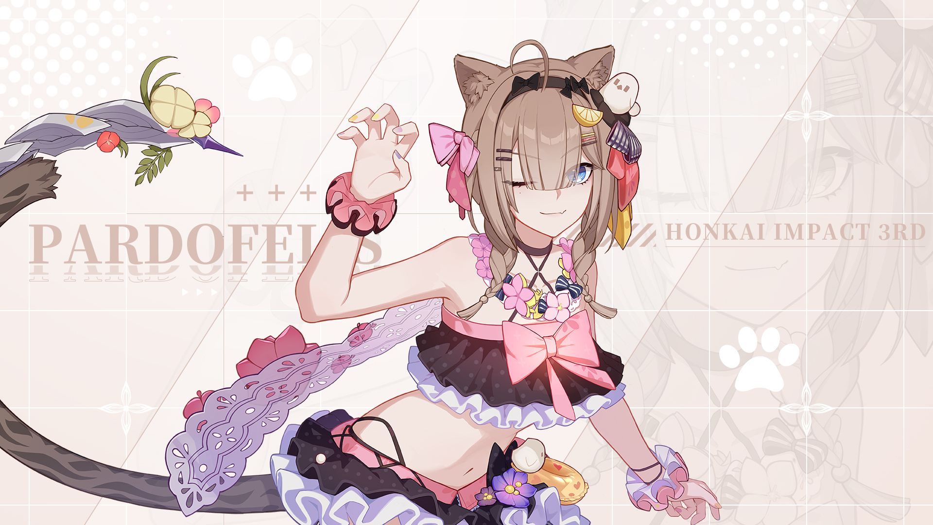 Pardofelis Reverist Calico Midsummer Collector outfit wallpaper Honkai Impact 3rd | HoYoLAB