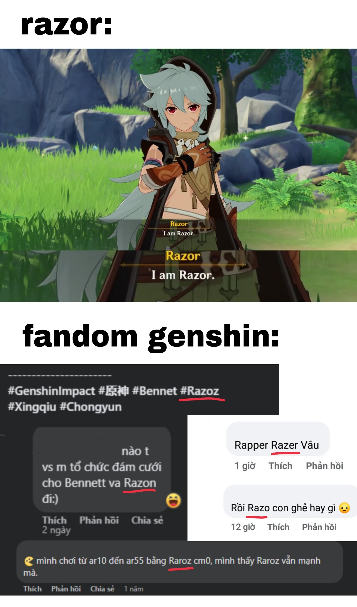 Tội Razor :(( Genshin Impact | HoYoLAB