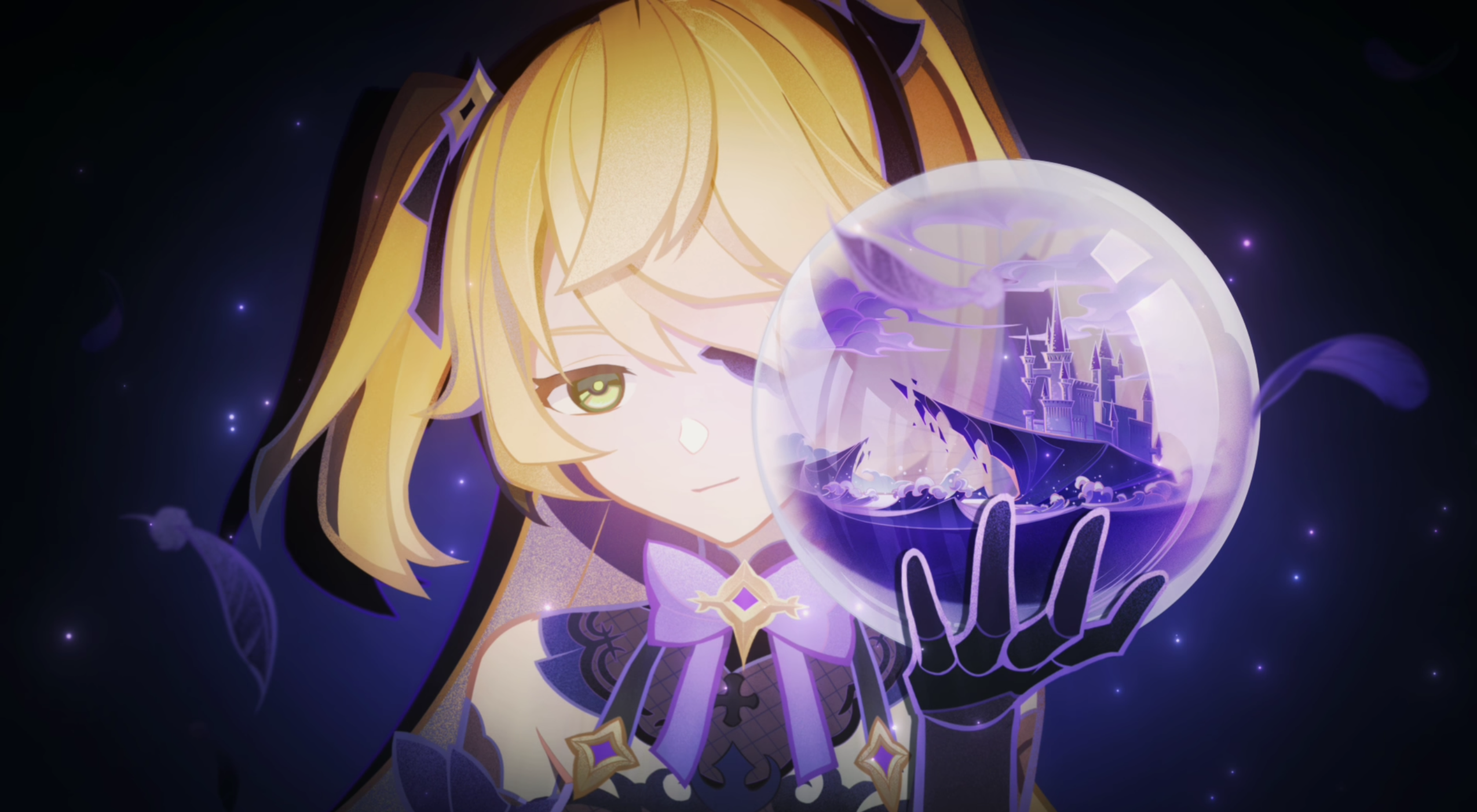 some fischl event screenshots + backgrounds and icons 🌸 Genshin Impact ...