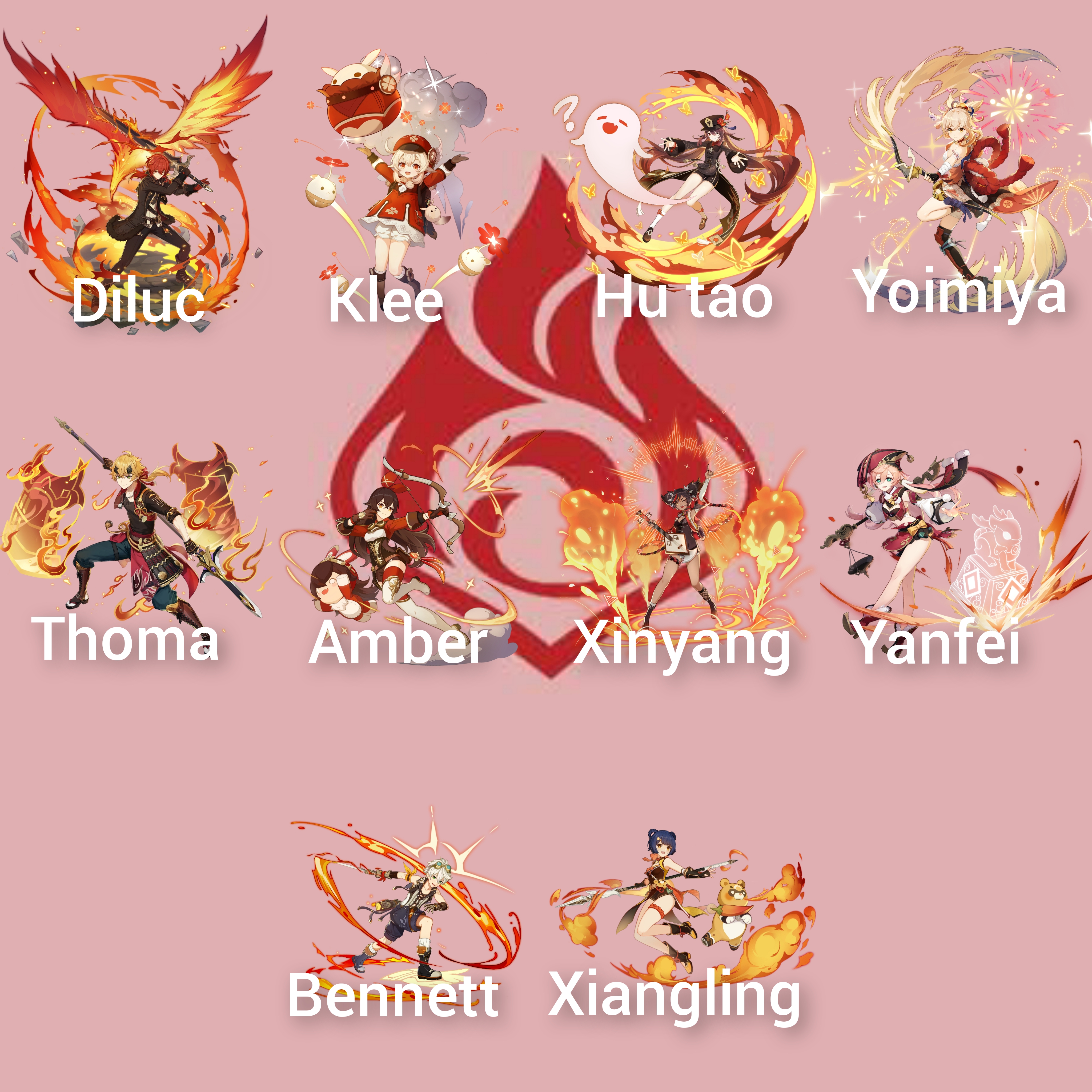 PYRO hero characters genshin impact Genshin Impact | HoYoLAB