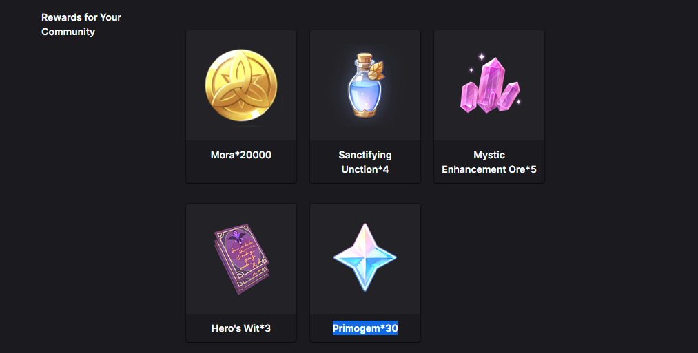 Join Stream To Claim Drops Genshin Impact | HoYoLAB