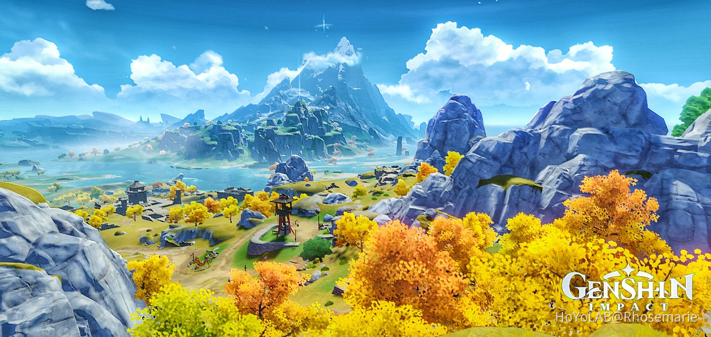 Liyue, my favorite region photo shoots #13 - Landscapes Genshin Impact ...