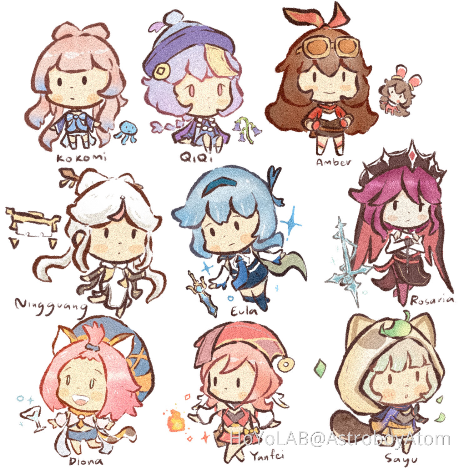 Drawing Random Characters - EP1 Genshin Impact | HoYoLAB