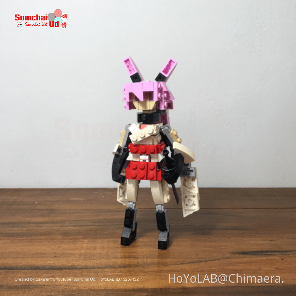 My LEGO Yae Sakura (Gyakushinn Miko) Figure MOC~ Honkai Impact 3rd ...