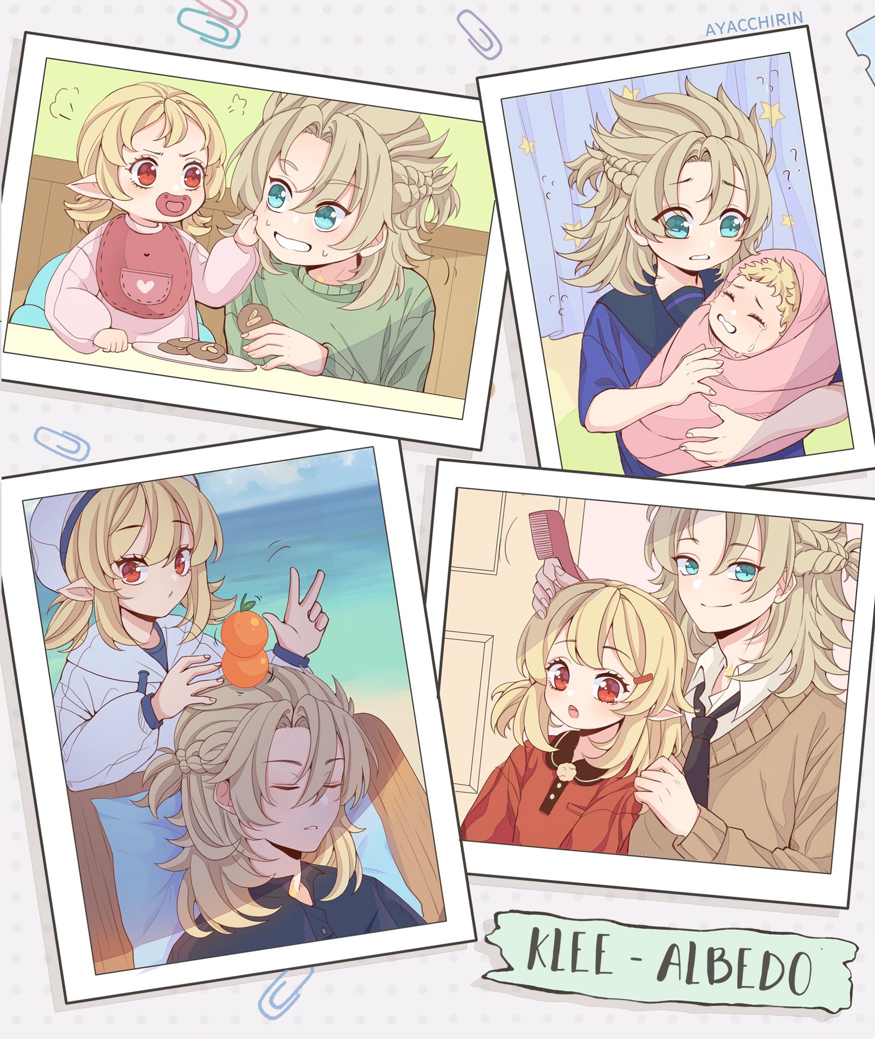 klee and albedo Genshin Impact | HoYoLAB