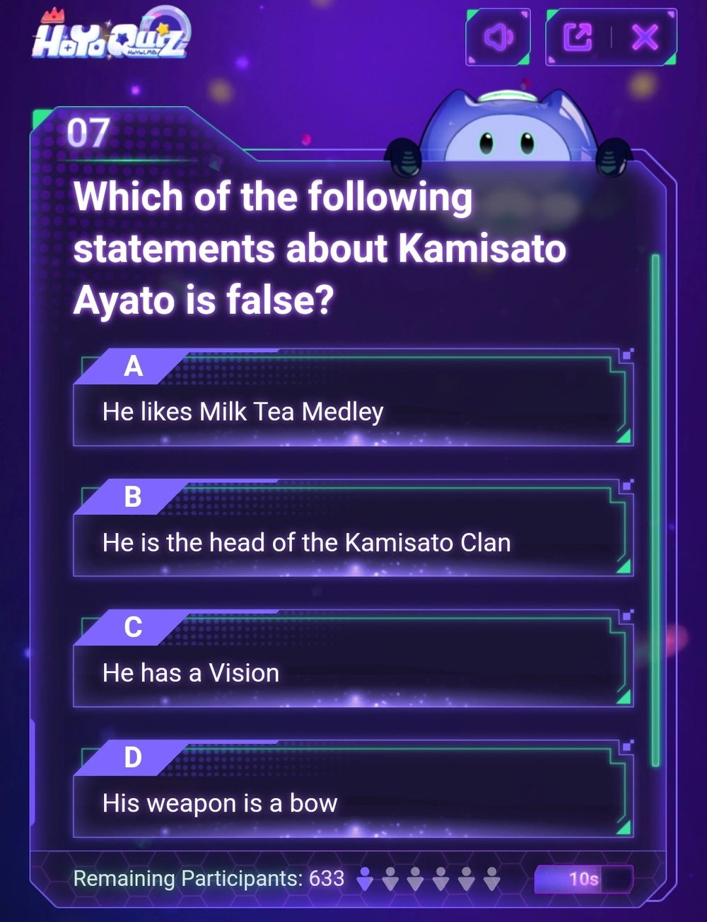 HoYo Lab Quiz Answers Part 2 Genshin Impact | HoYoLAB