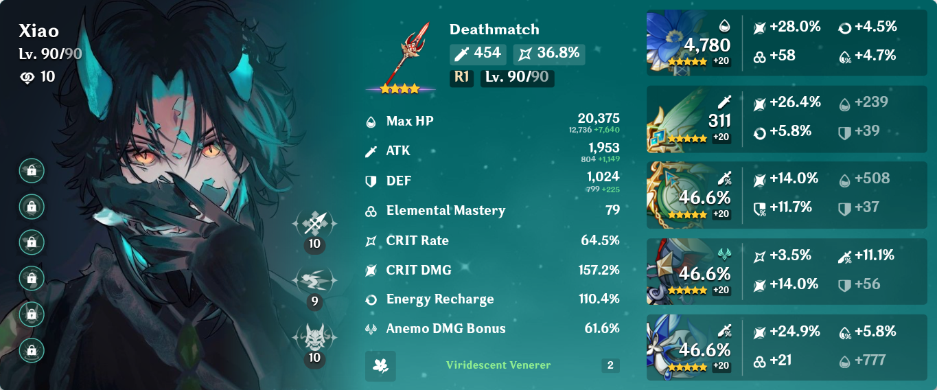 Xiao build Genshin Impact | HoYoLAB