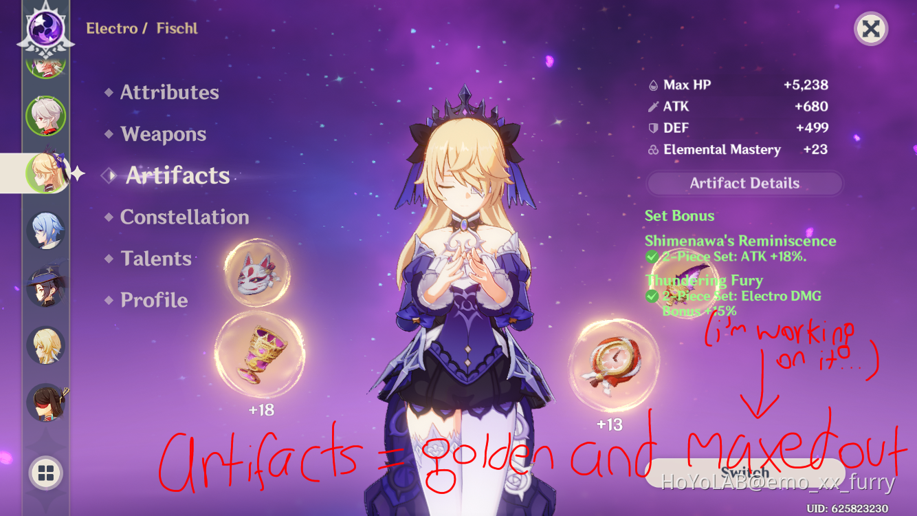 Fischl Build ⭐️ Genshin Impact | HoYoLAB