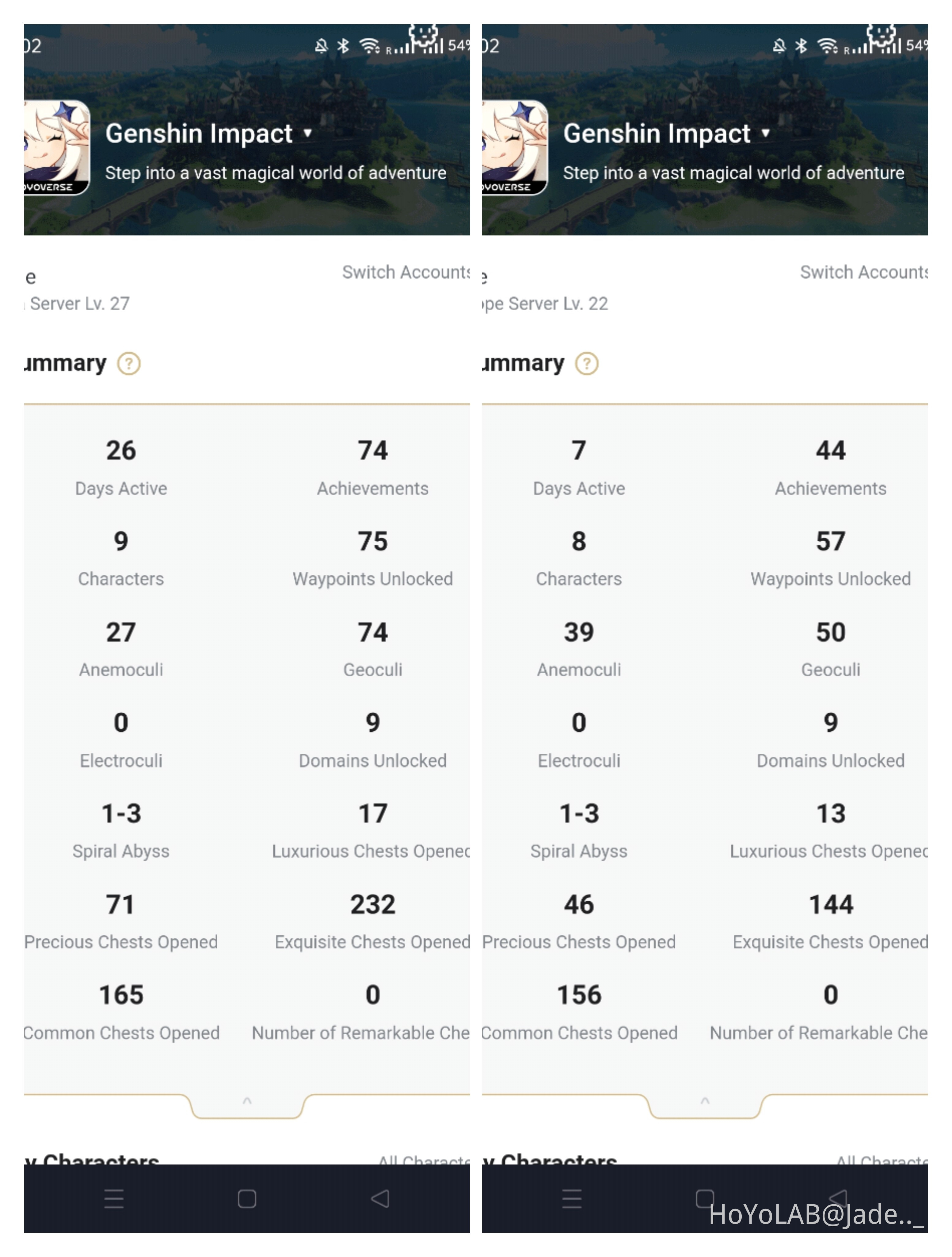 Asian server and European server Genshin Impact | HoYoLAB