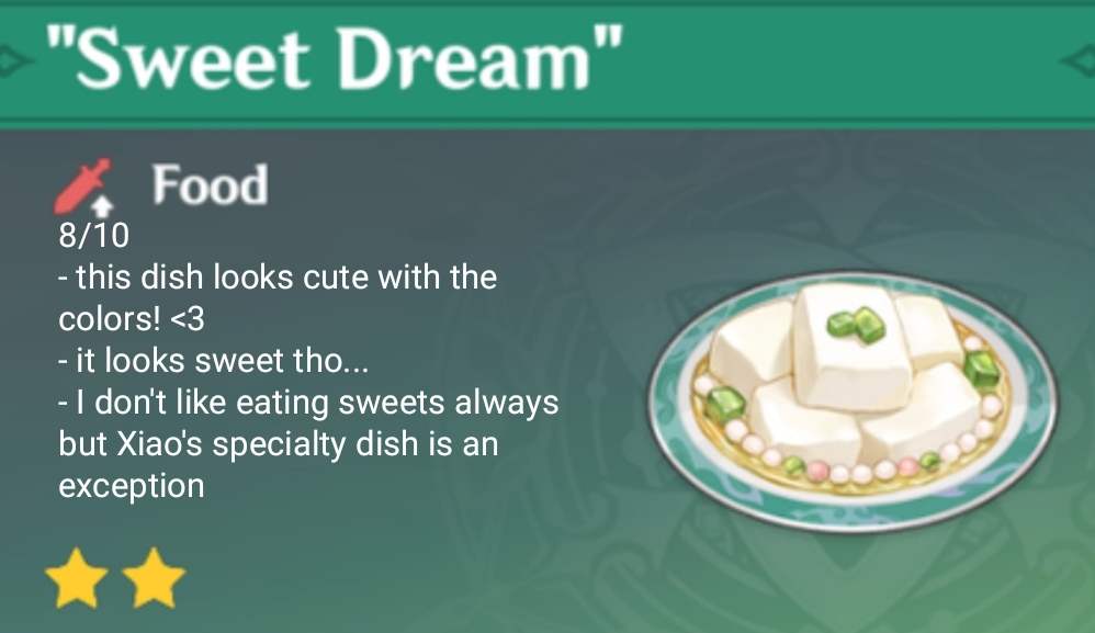 Rating specialty dishes (ANEMO EDITION) Genshin Impact | HoYoLAB