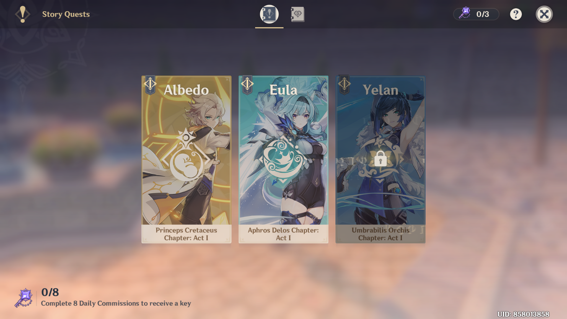 ME finally starting Albedo and Eula's story quest.. Genshin Impact ...