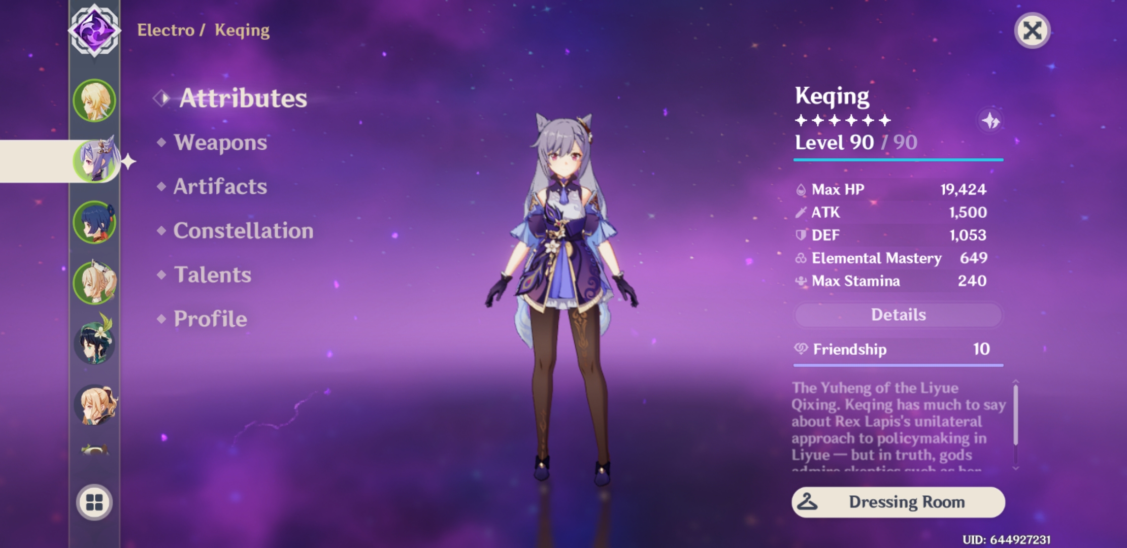 My Keqing Build Genshin Impact | HoYoLAB