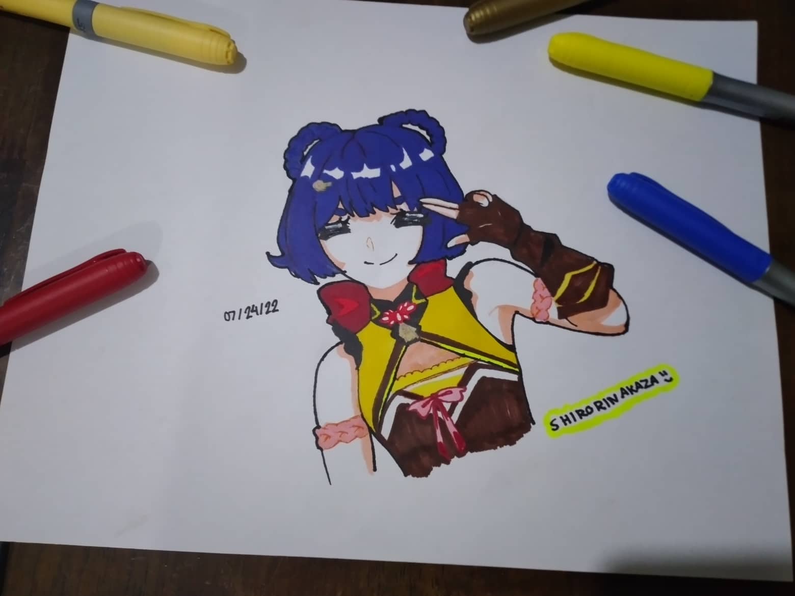 A drawing of Xiangling Genshin Impact | HoYoLAB