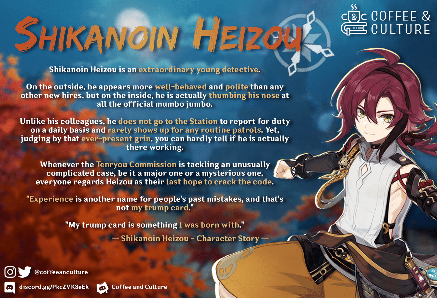 Happy Birthday Heizou! Genshin Impact | HoYoLAB