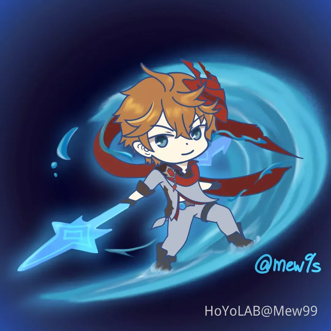 Chibi Childe - Tartaglia Genshin Impact | HoYoLAB