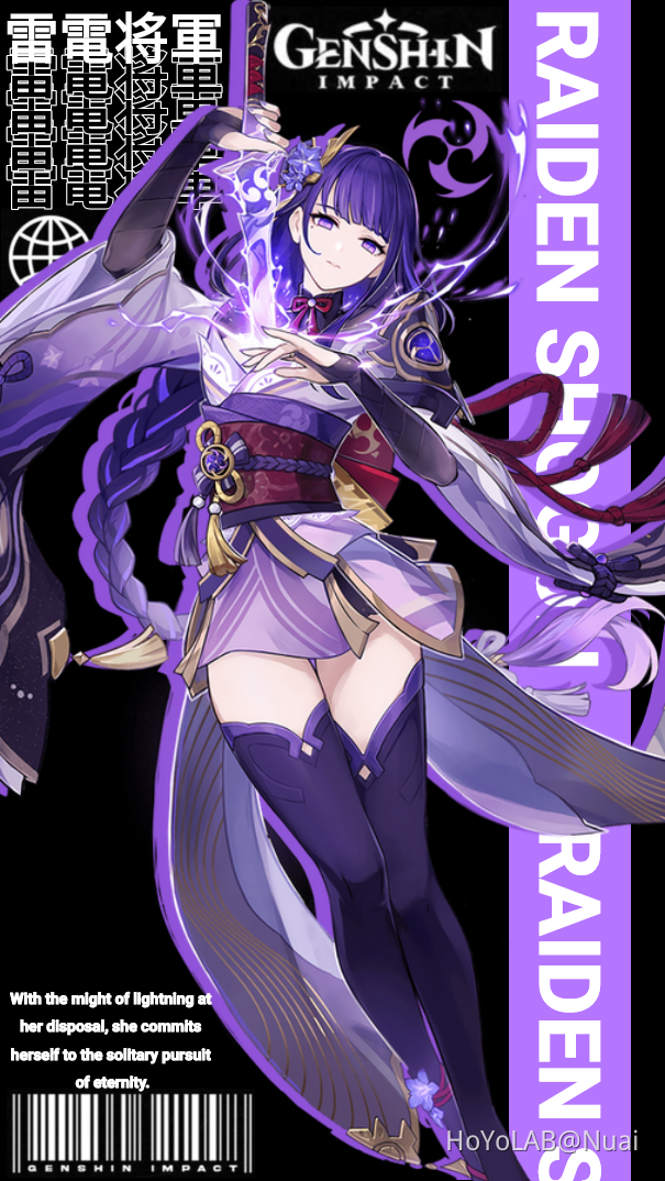 RAIDEN WALLPAPER 💜⚡ Genshin Impact | HoYoLAB