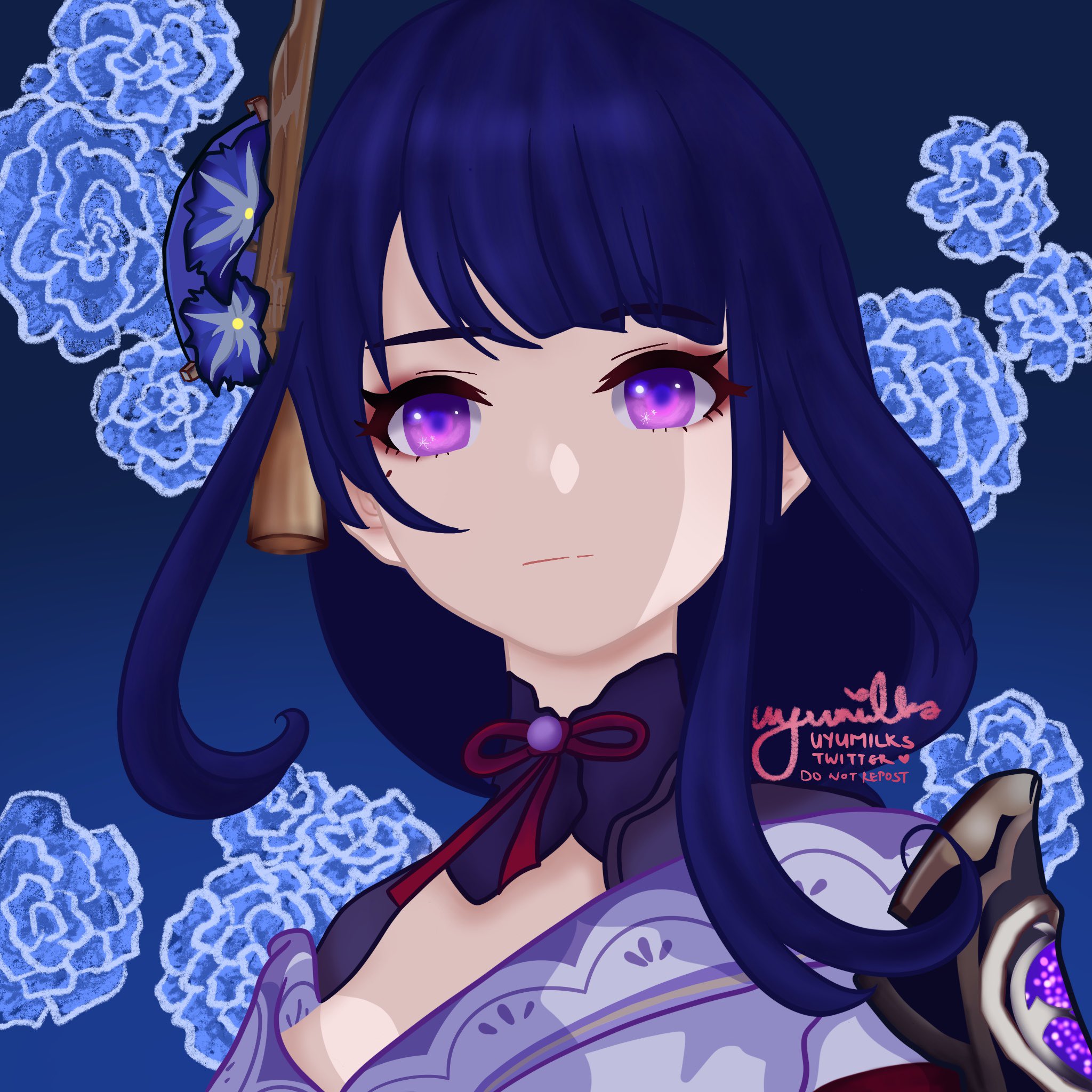 raiden fanart Genshin Impact | HoYoLAB