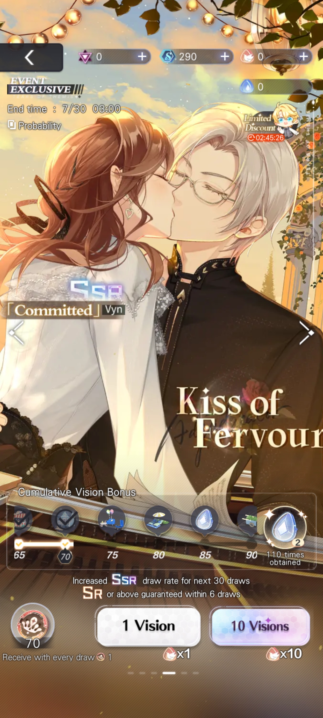 Drawing for Vyn's SSR card Tears of Themis | HoYoLAB