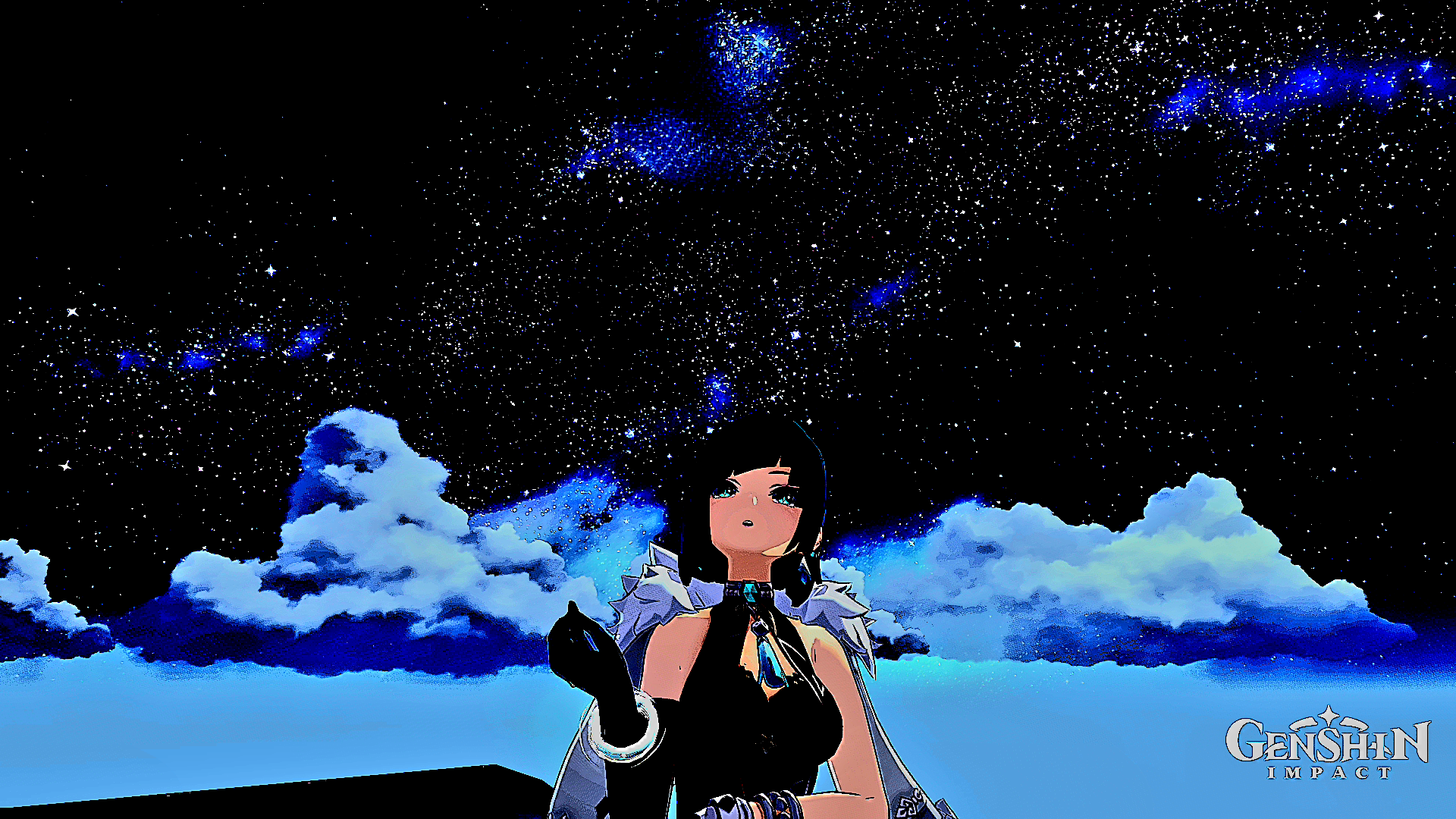 Across the Violet sky Genshin Impact | HoYoLAB