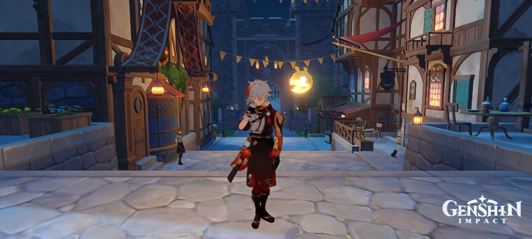 kazuha playing song for mondstadt people Genshin Impact | HoYoLAB