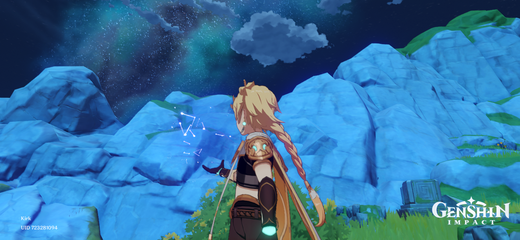 Aether with the stars Genshin Impact | HoYoLAB