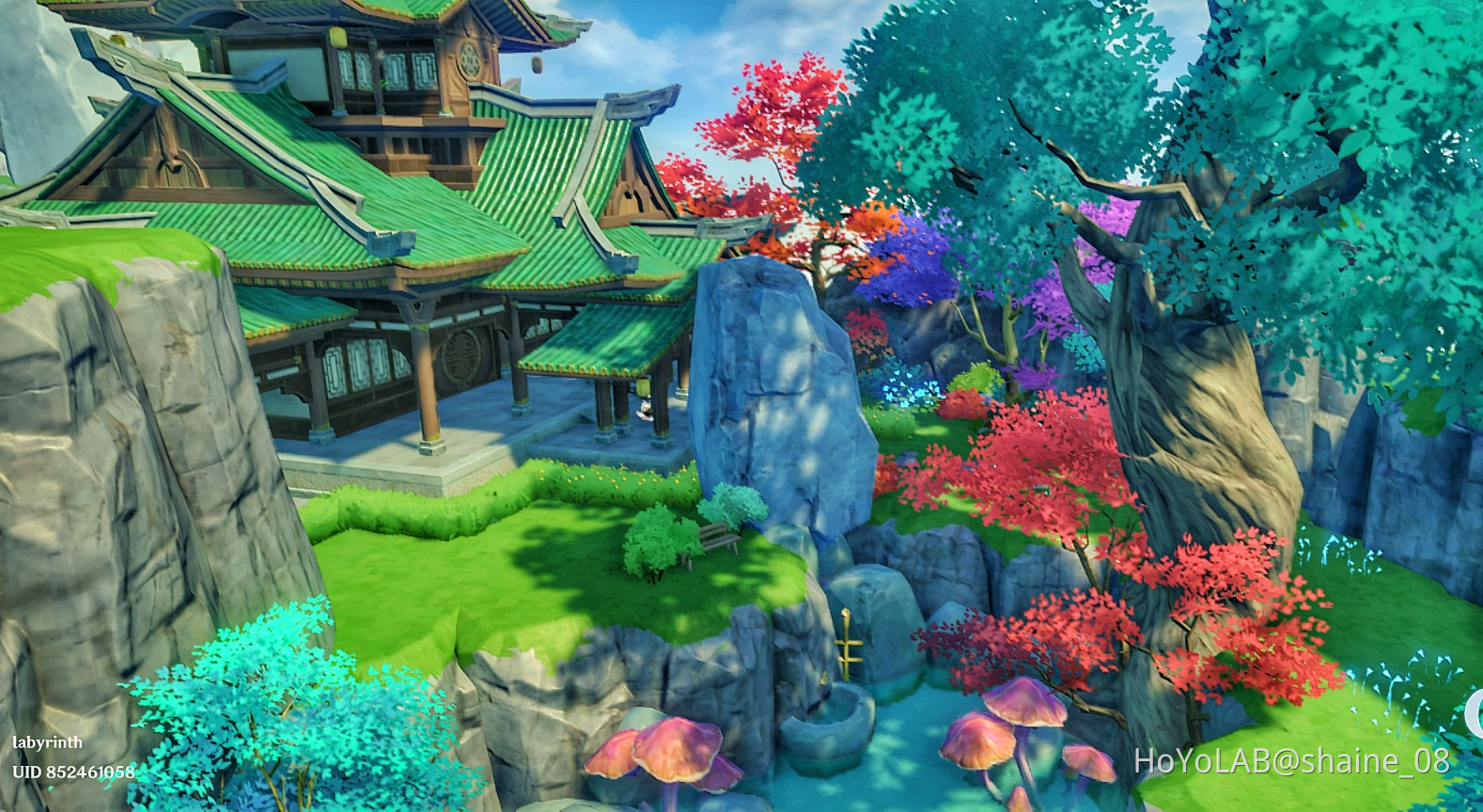 Sereniteapot hotspring while zipping a cup of tea with Yelan and ...