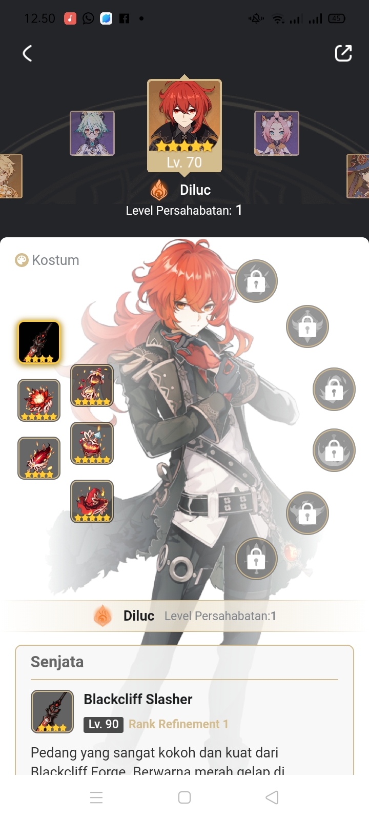 Diluc skin + Kazuha + Heizou Genshin Impact | HoYoLAB