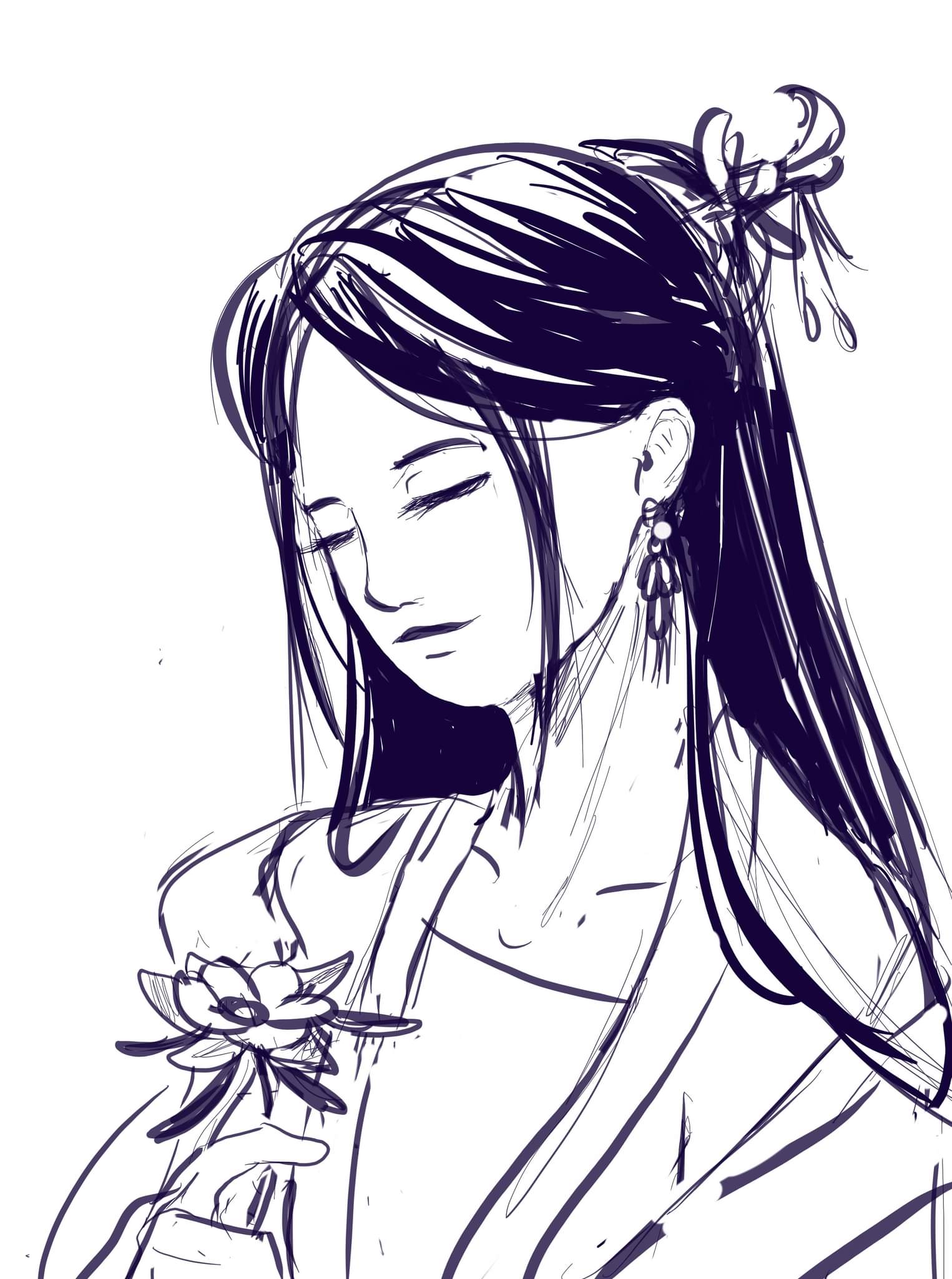 Guizhong sketch Genshin Impact | HoYoLAB