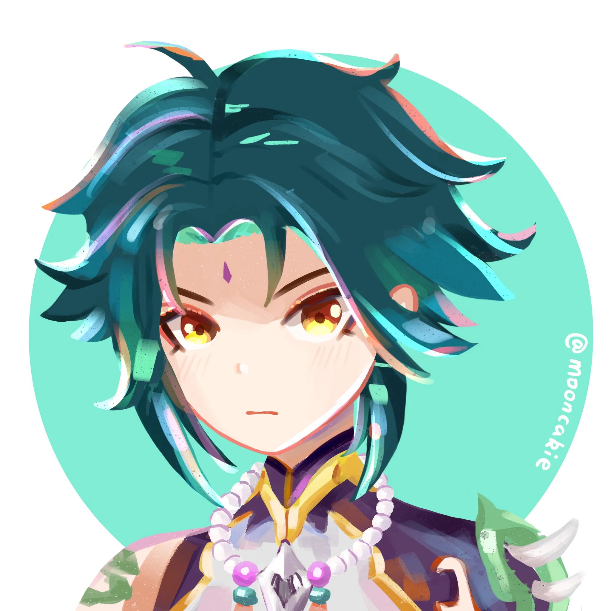 Some Colourful pfp I Drew Genshin Impact | HoYoLAB