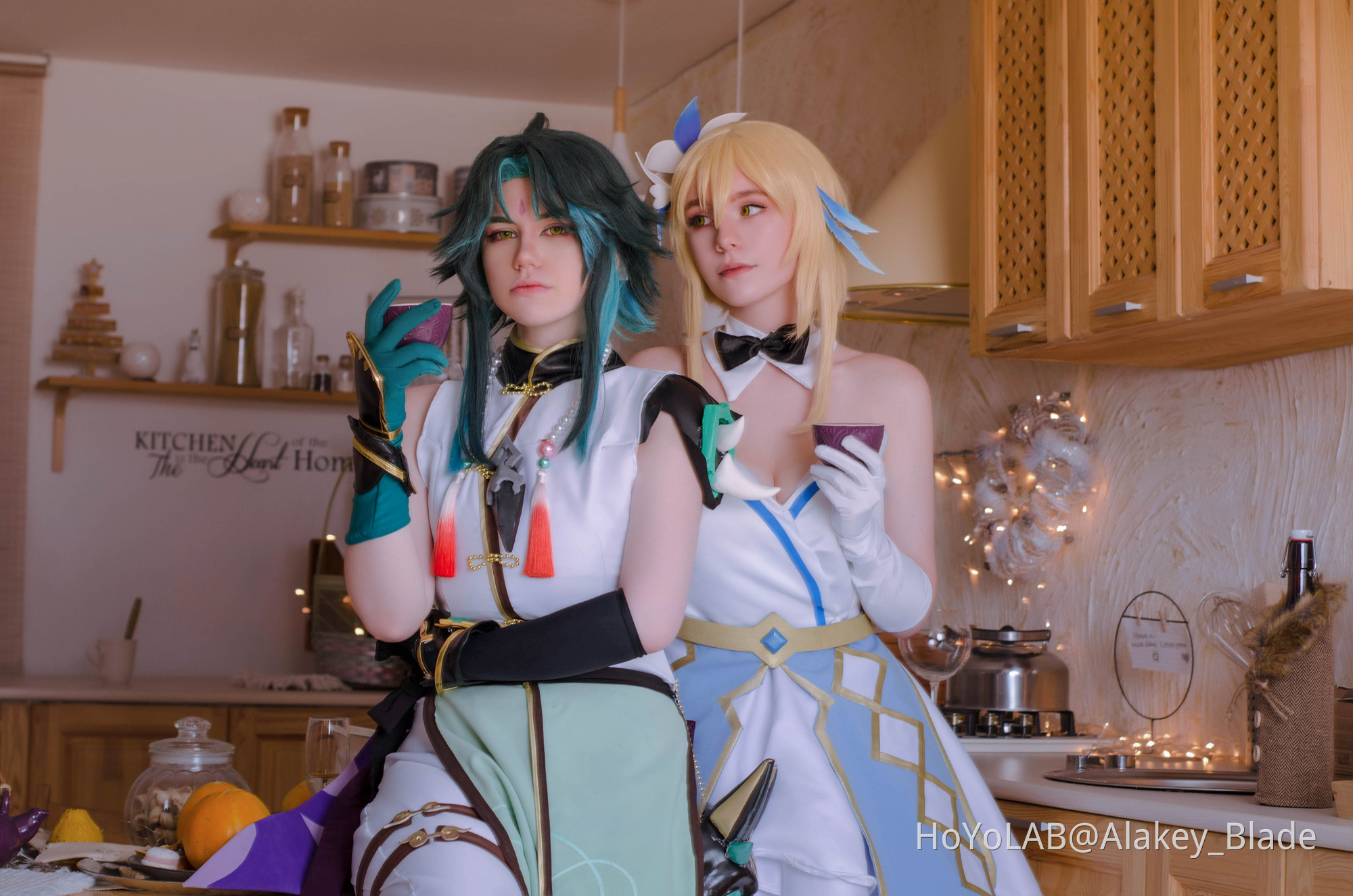 Maid Lumine and Xiao Genshin Impact | HoYoLAB