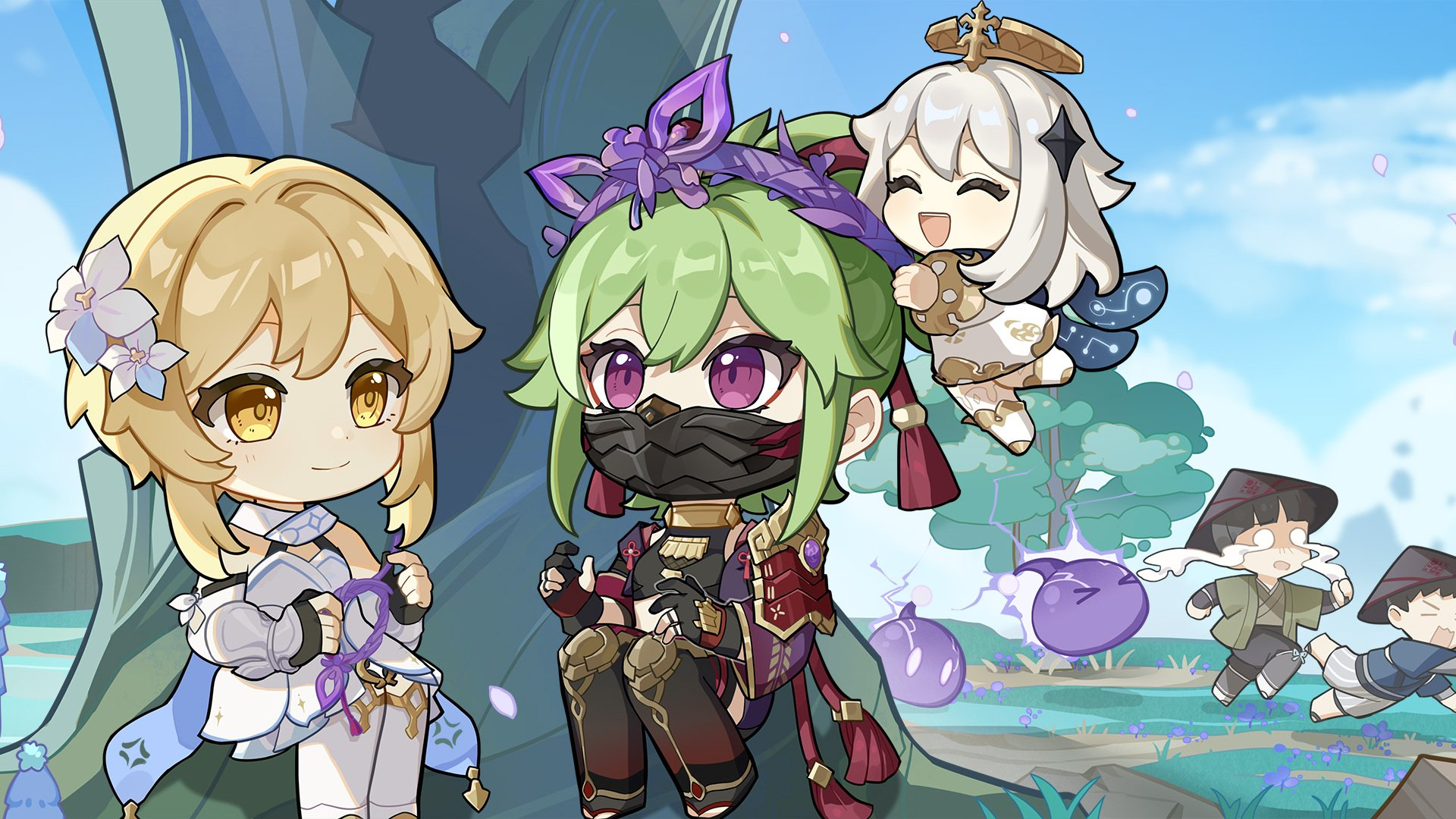 Official Birthday Chibi Artwork (ft. Kuki Shinobu) - July 27th Genshin ...
