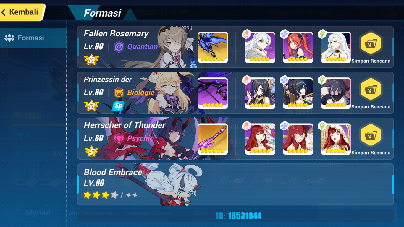 Husk Nihilus (Paralize) EX Abyss RL D412 Honkai Impact 3rd | HoYoLAB