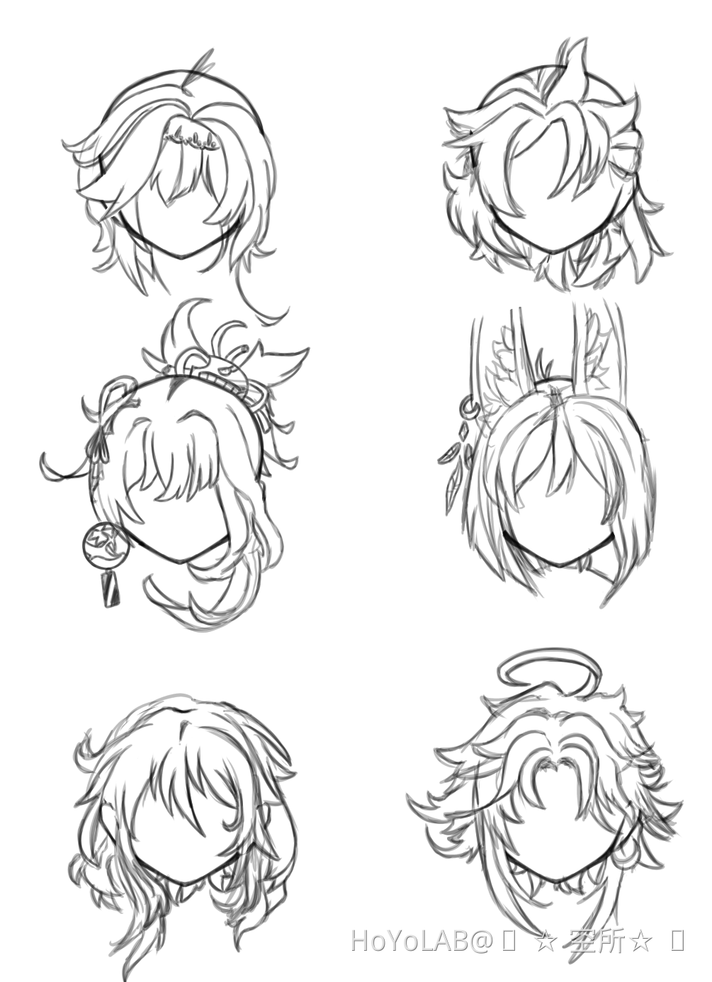 Hair Genshin Impact | HoYoLAB